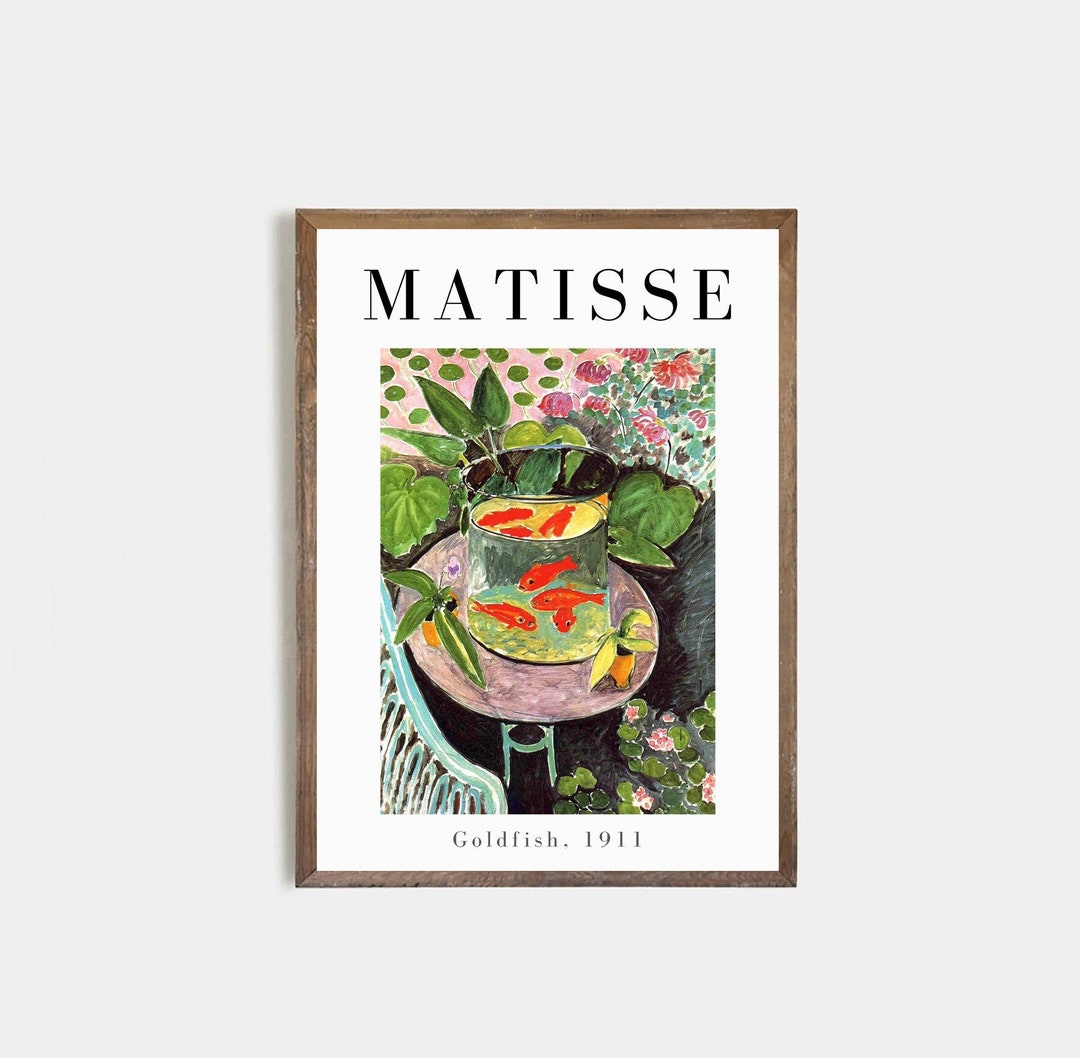 Matisse Goldfish Art Print Henri Matisse Vintage Abstract - Etsy