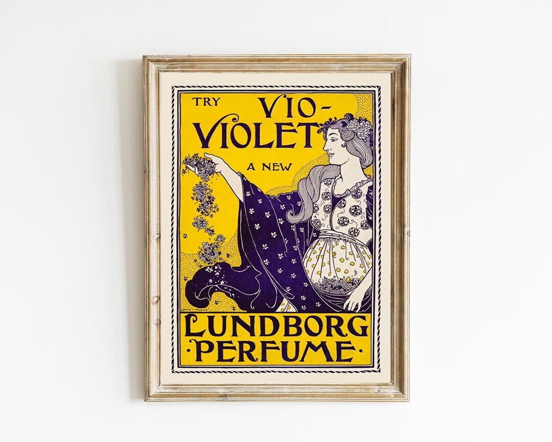 Vintage Art-nouveau French Advertising Poster I European Advertising ...