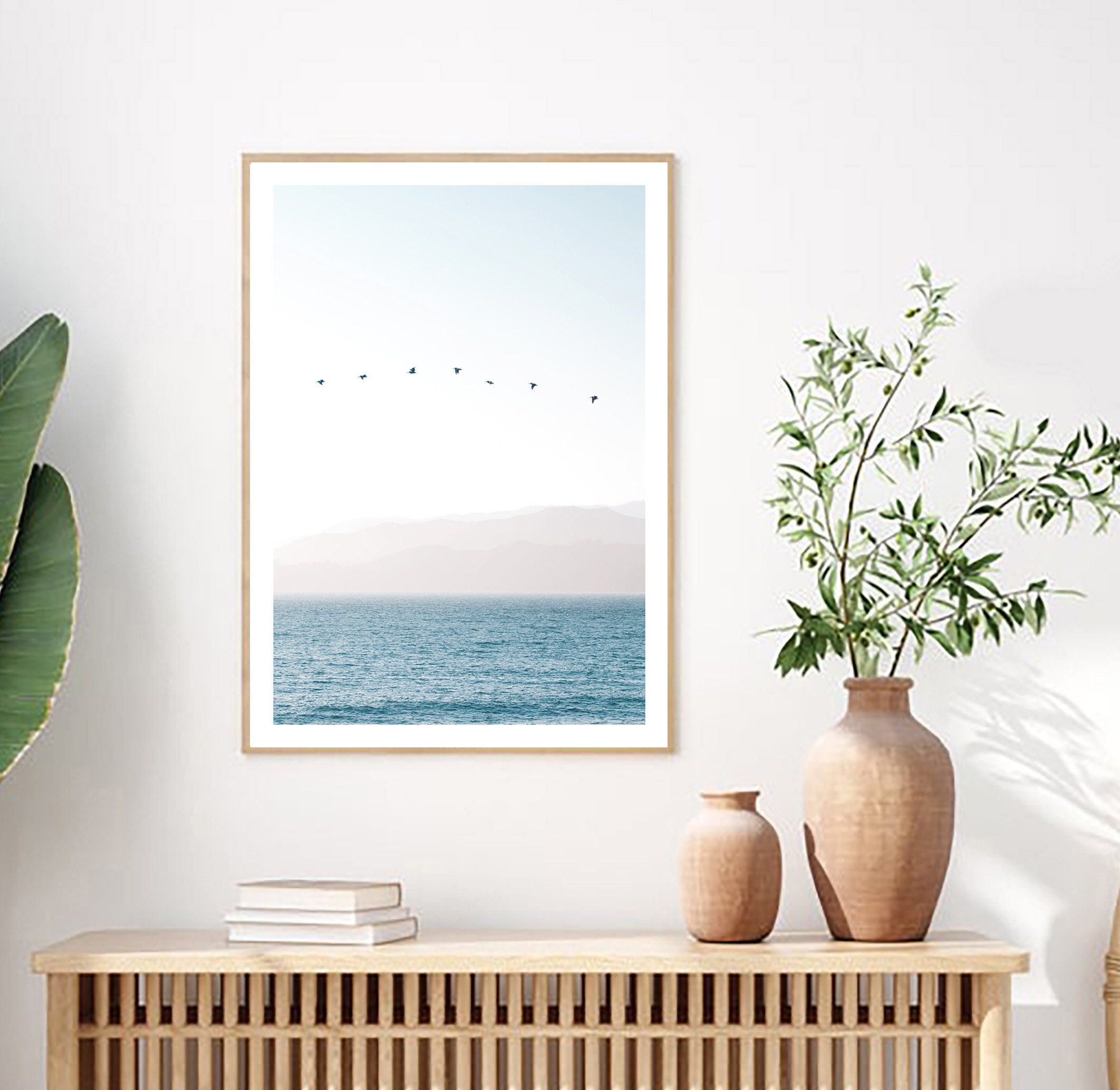 Minimalist Beach Set of 6 Prints Coastal Decor Boho Beach - Etsy