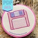 Mini Computer Pink Floppy Disk Cross Stitch PDF Pattern Set Two ...
