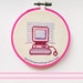 Cute Mini Computer PDF Cross Stitch Pattern - Pixel Art Xstitch Digital ...