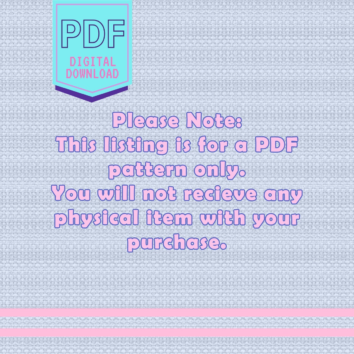 Computer Waking up Cross Stitch Digital Pattern PC Loading Bar Xstitch ...