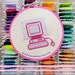 Mini Computer Pink Floppy Disk Cross Stitch PDF Pattern Set Two ...