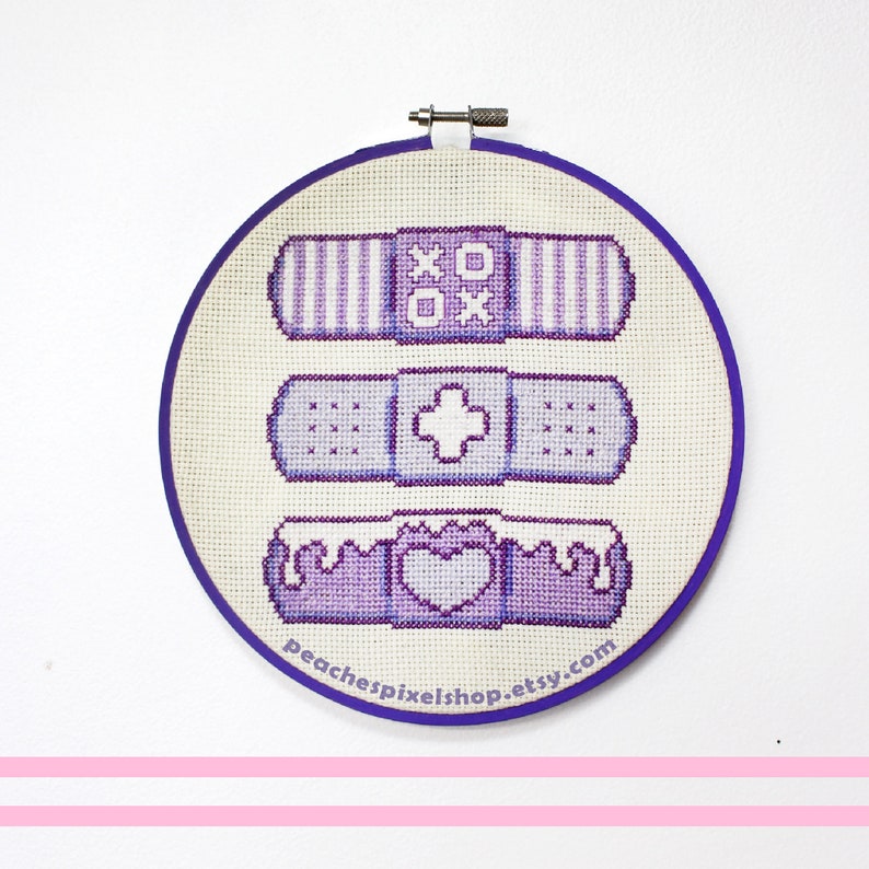 Cute Bandages PDF Cross Stitch Pattern - Digital Download - Etsy