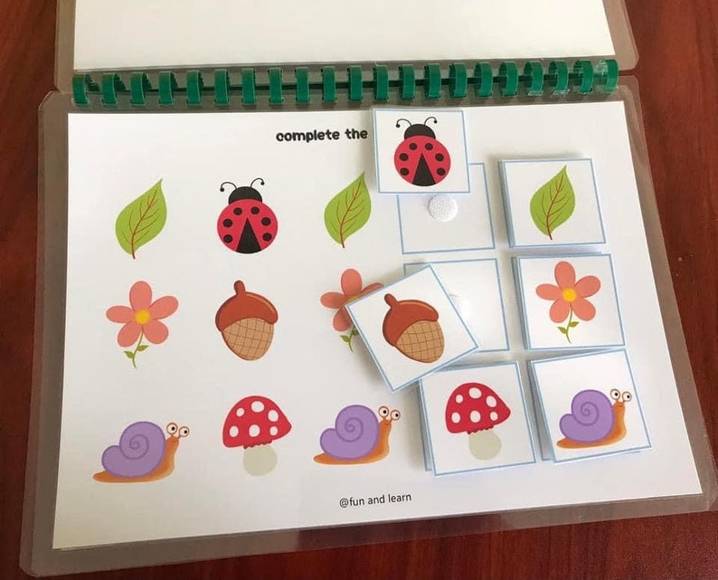 Printable Busy Book Activity for Homeschool, SEN, Animal Quiet Book ...