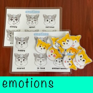 Emotions Activity for Kids Puppy Version Homeschool Pre-k Learning ...