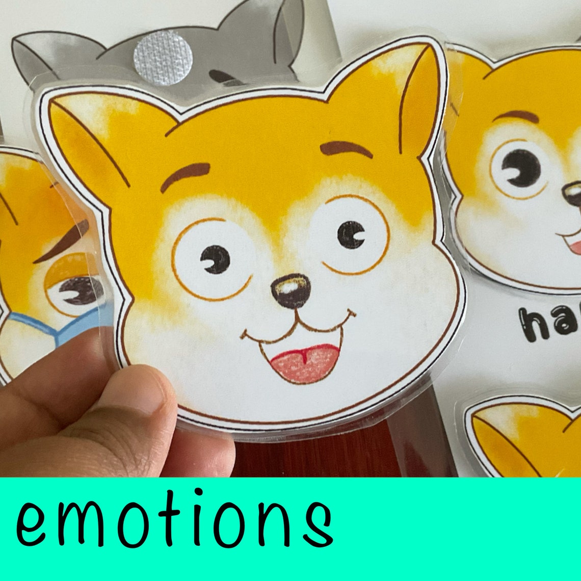 Emotions Activity for Kids Puppy Version Homeschool Pre-k Learning ...