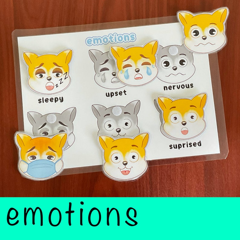 Emotions Activity for Kids Puppy Version Homeschool Pre-k Learning ...