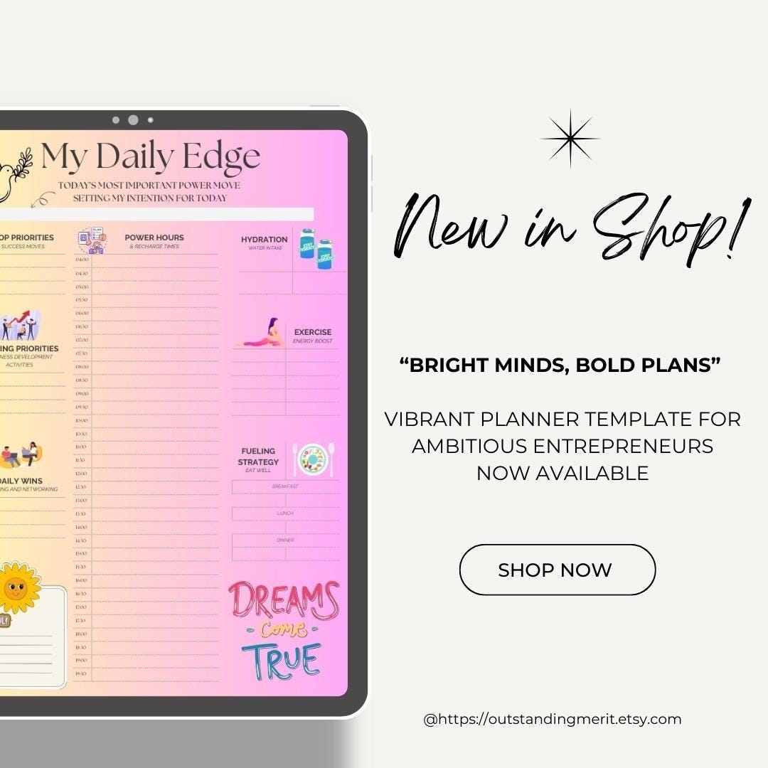 2025 Bright, Bold Planners for Ambitious Entrepreneurs | Customizable ...