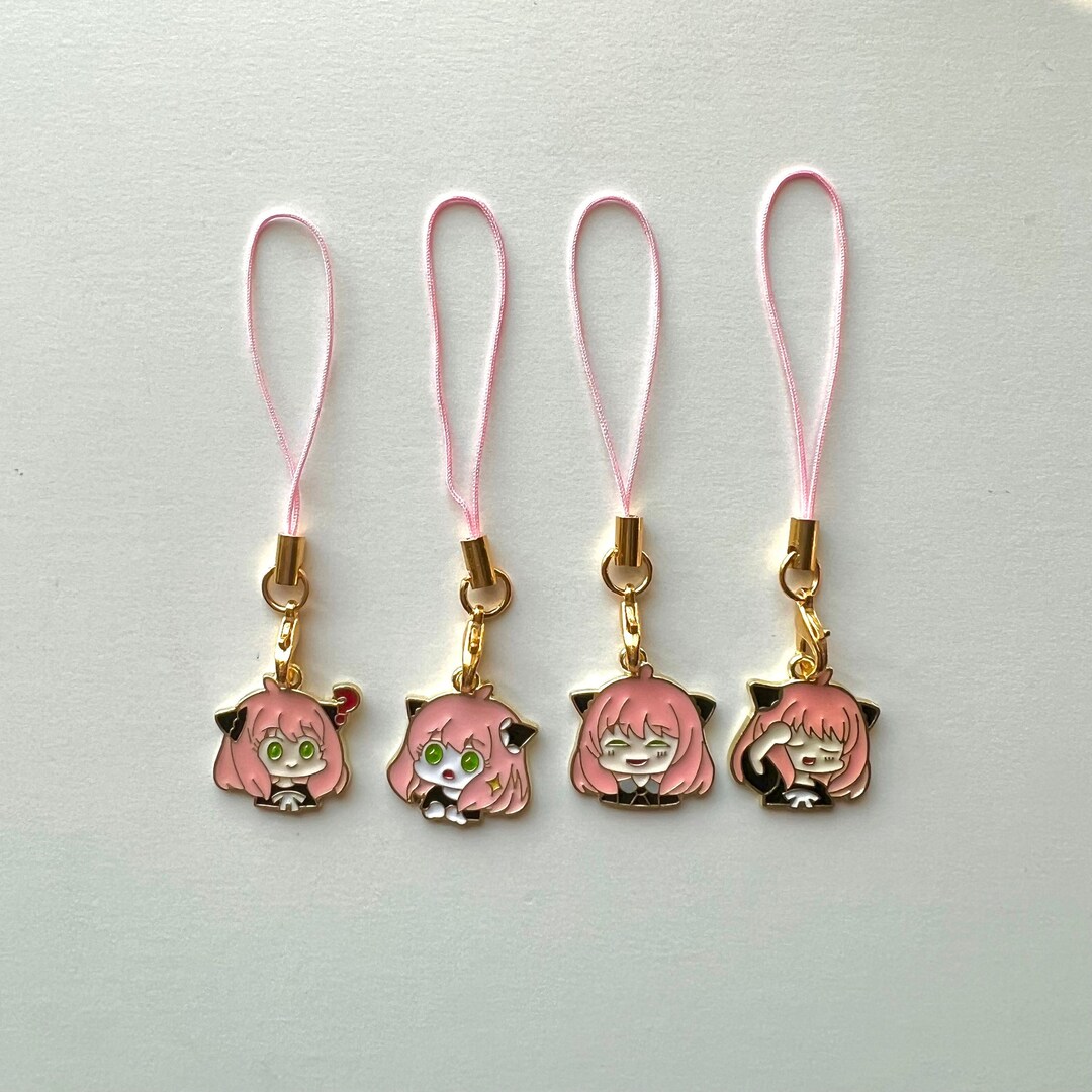 Anime Girl Charm / Cute Phone Charm / Gift Idea / Tamagotchi - Etsy