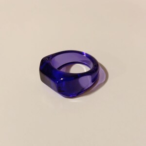 Y2K Chunky Ring / Y2K Resin Ring / Y2K Ring / Y2K Jewelry / Statement ...