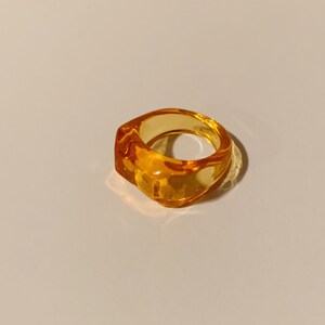 Y2K Chunky Ring / Y2K Resin Ring / Y2K Ring / Y2K Jewelry / Statement ...