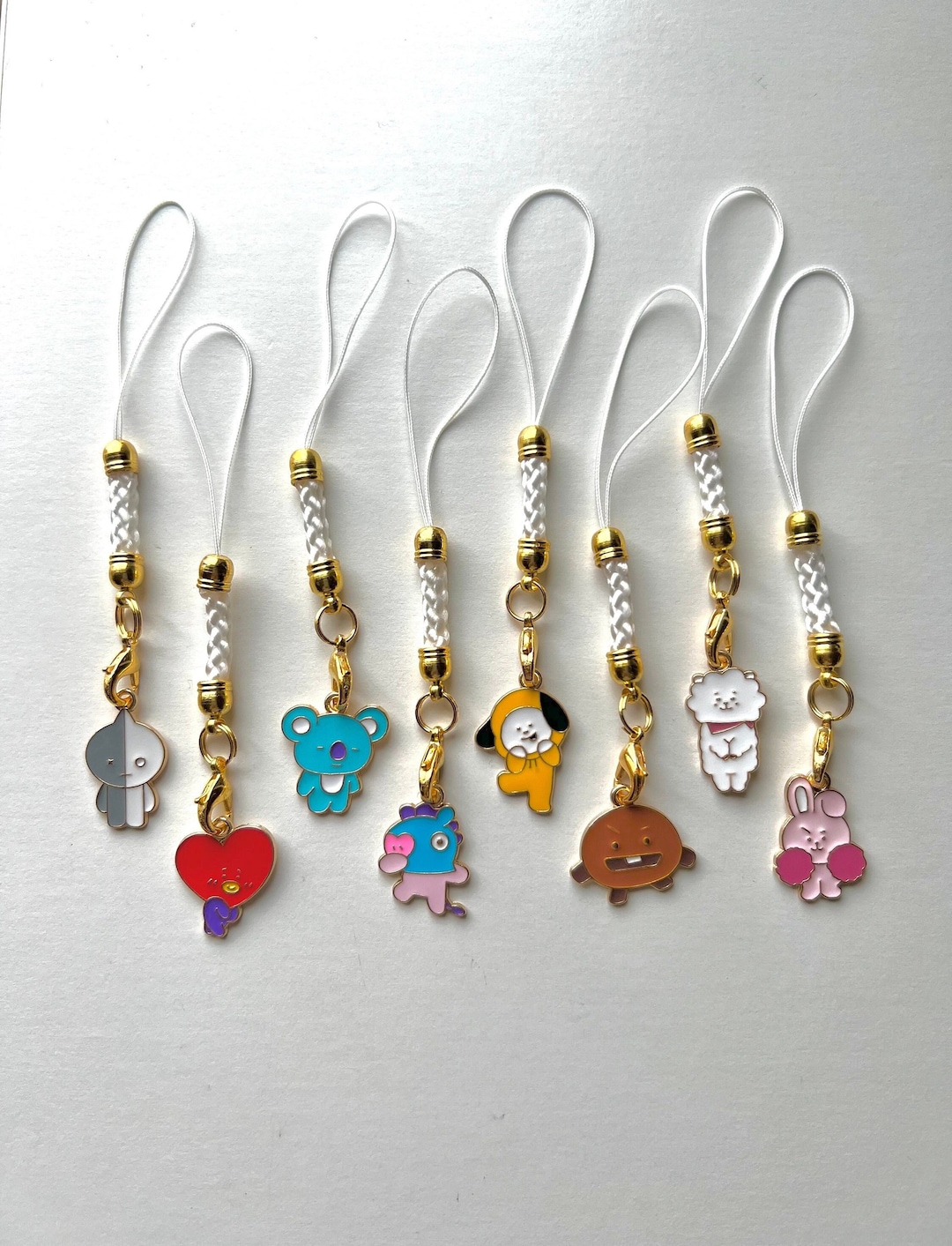 Cartoon Phone Charm / Korean Characters / Kpop Charm / Kpop ...