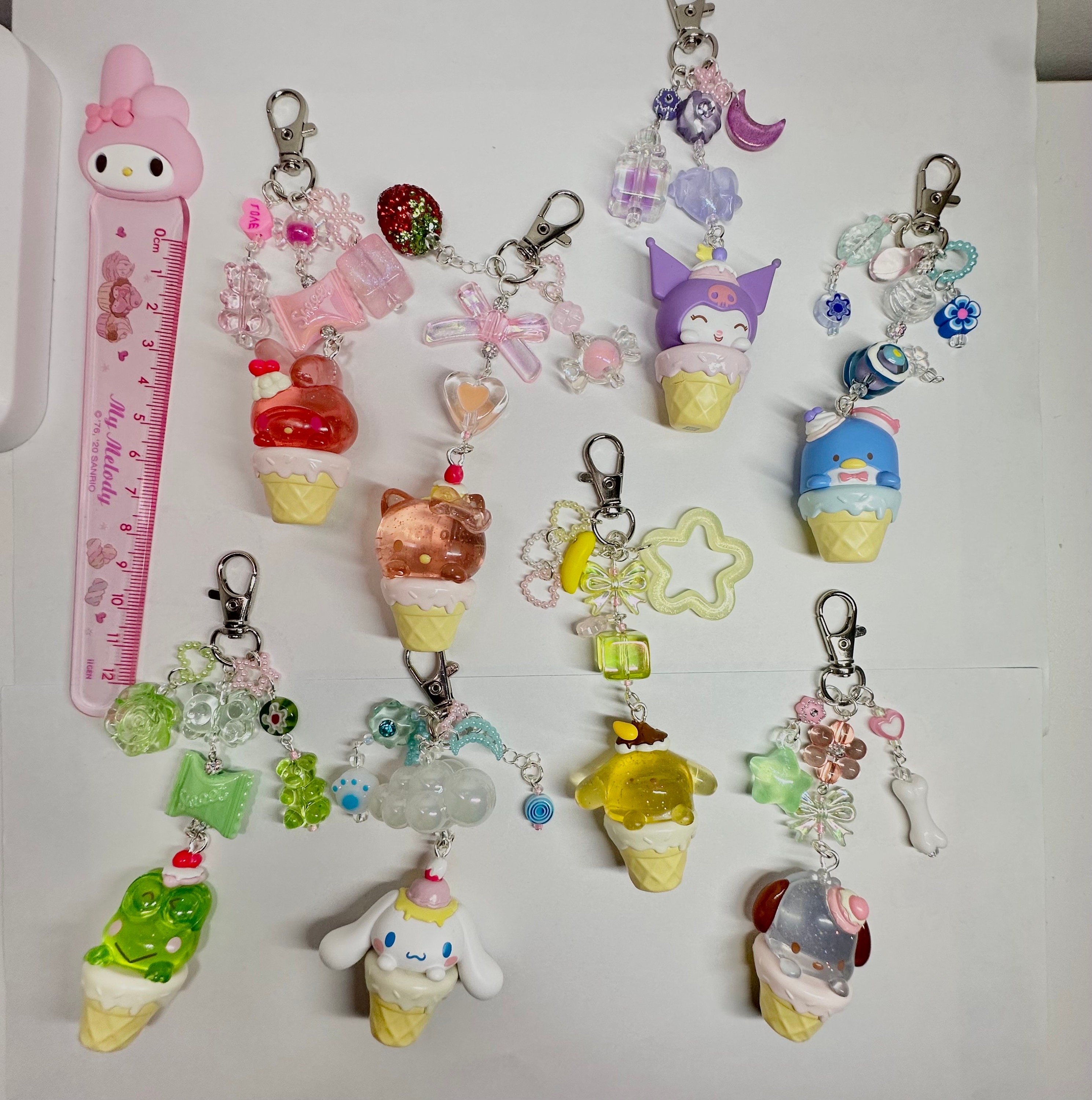 Sanrio Character Keychain Personalized Cinnamoroll/ Tuxedo Sam ...