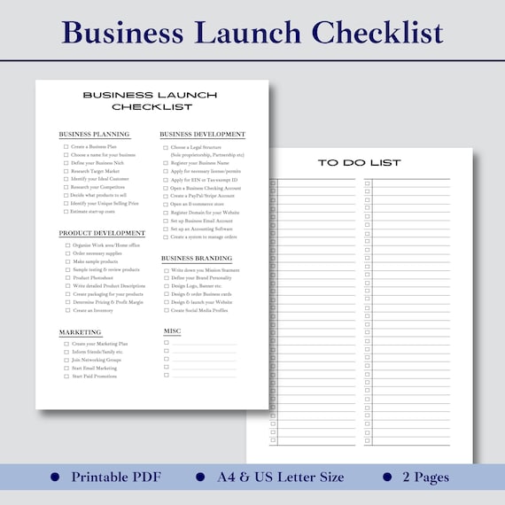 Business Startup Checklist