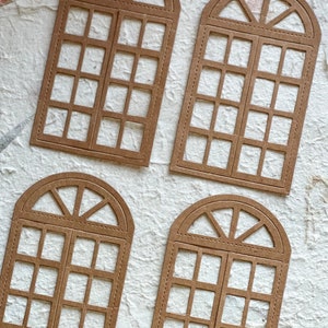 Set Die Cut Arched Open Window for Card Making, Scrapbooking, Junk ...