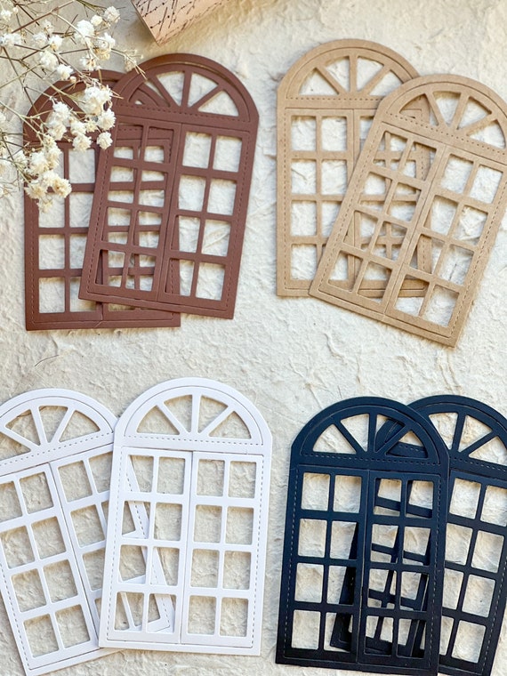 Set Die Cut Arched Open Window for Card Making Scrapbooking - Etsy