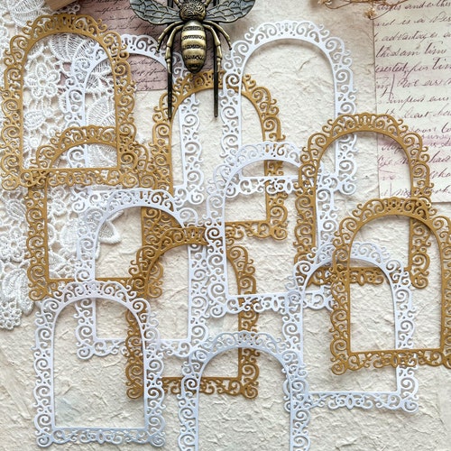 Set 12pcs Die Cut Lace Paper Doilies Doily for Card Making - Etsy
