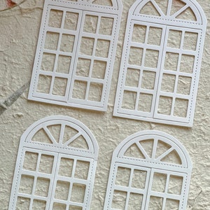 Set Die Cut Arched Open Window for Card Making, Scrapbooking, Junk ...