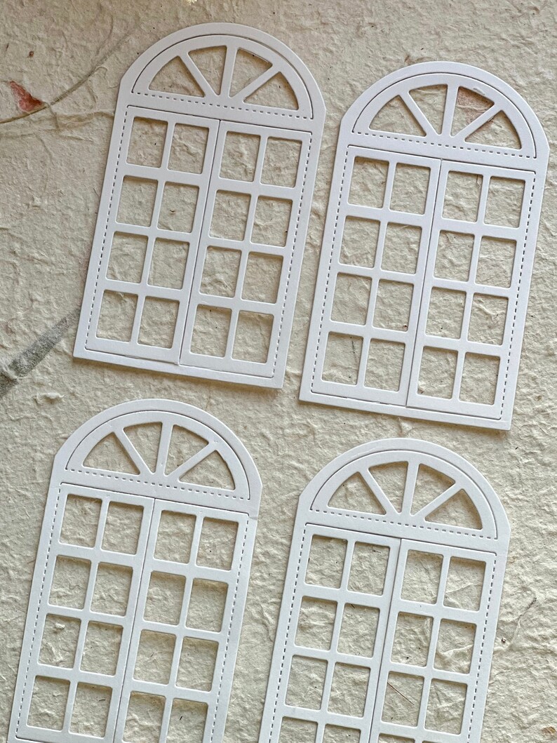 Set Die Cut Arched Open Window for Card Making Scrapbooking - Etsy