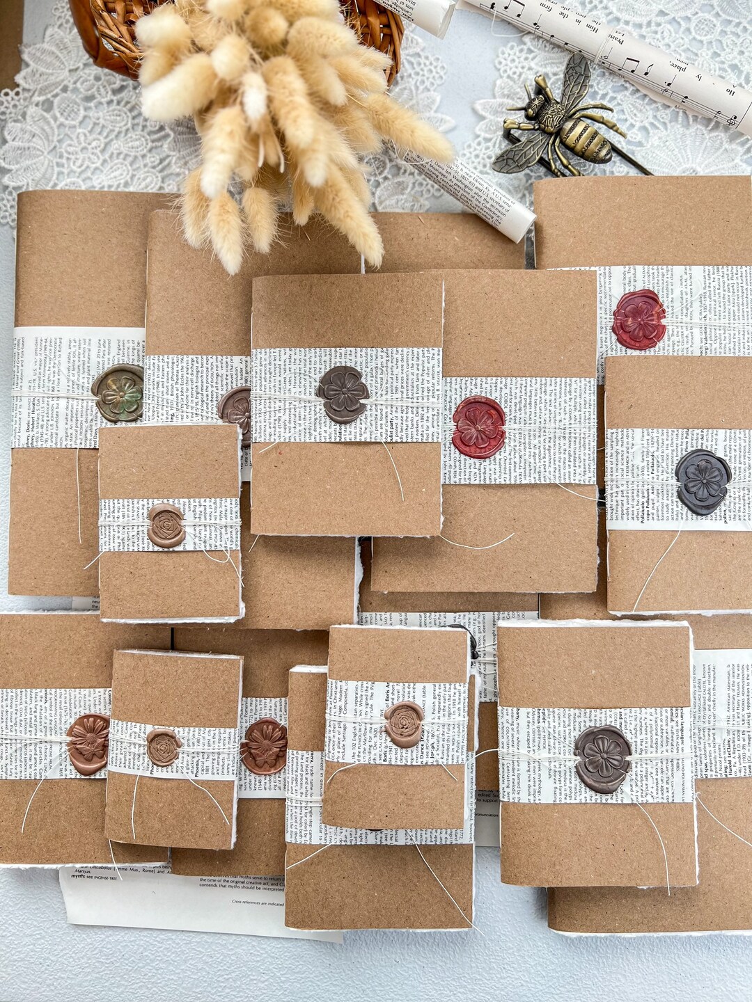 Handmade Hand Stitched Deckled Edge Journals Traveler’s Notebook ...