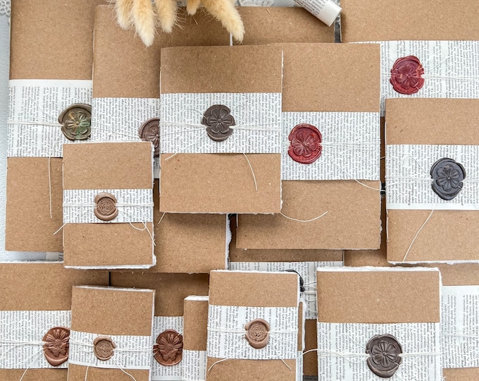 Handmade Hand Stitched Deckled Edge Journals Travelers Notebook Inserts ...