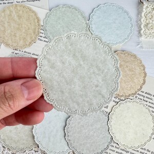 Set 10pcs Die Cut Paper Doilies Light and Muted Creative Junk ...