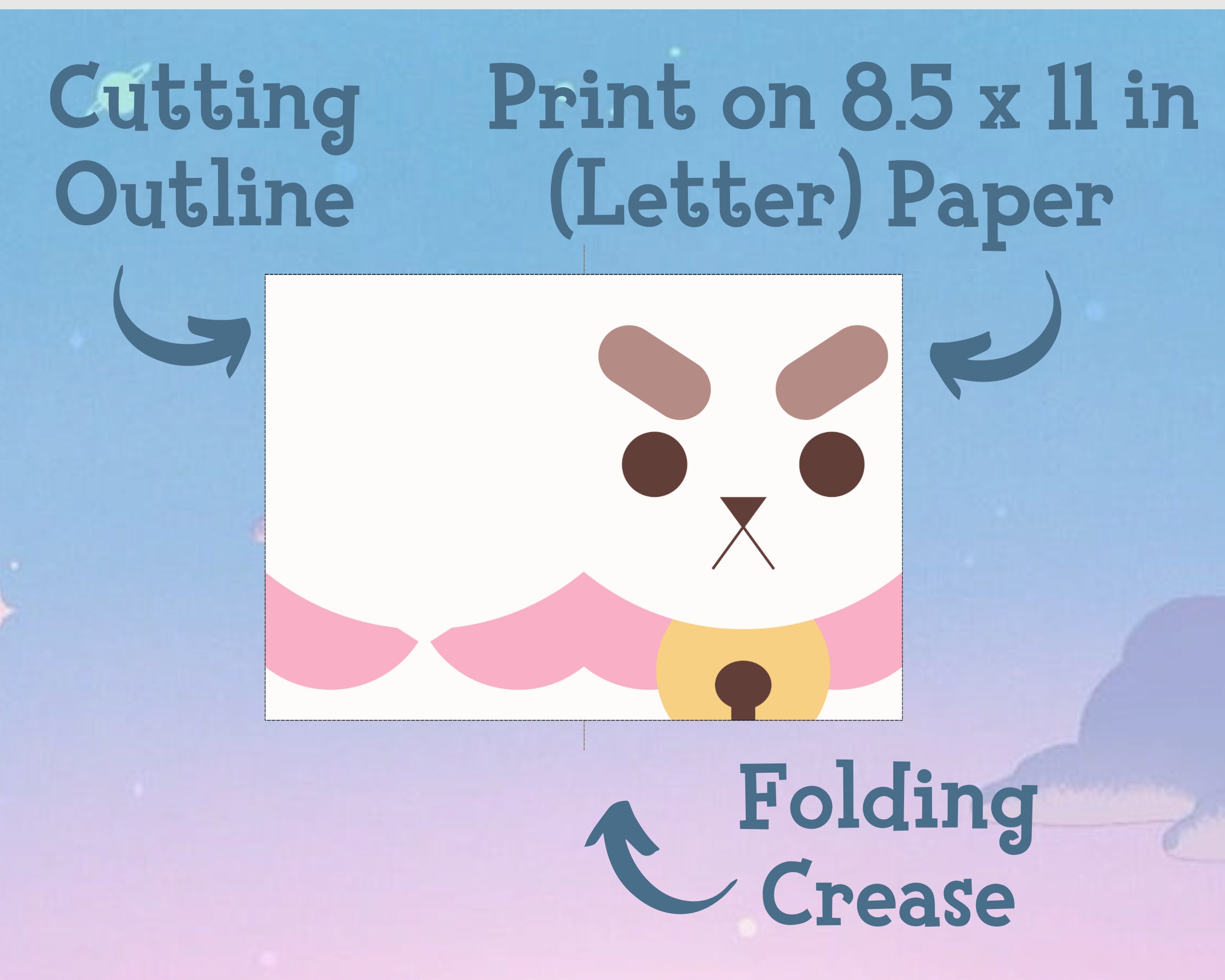 Printable Bee & Puppycat Birthday/greeting Cards, 5 X 7 Instant Digital ...