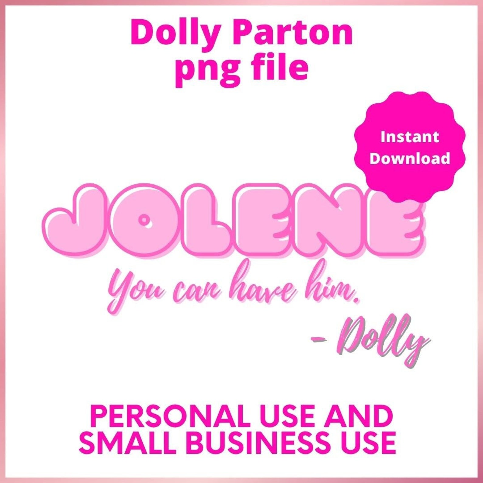 Dolly Parton Jolene Png Graphic Can Be Used for Sublimation on | Etsy