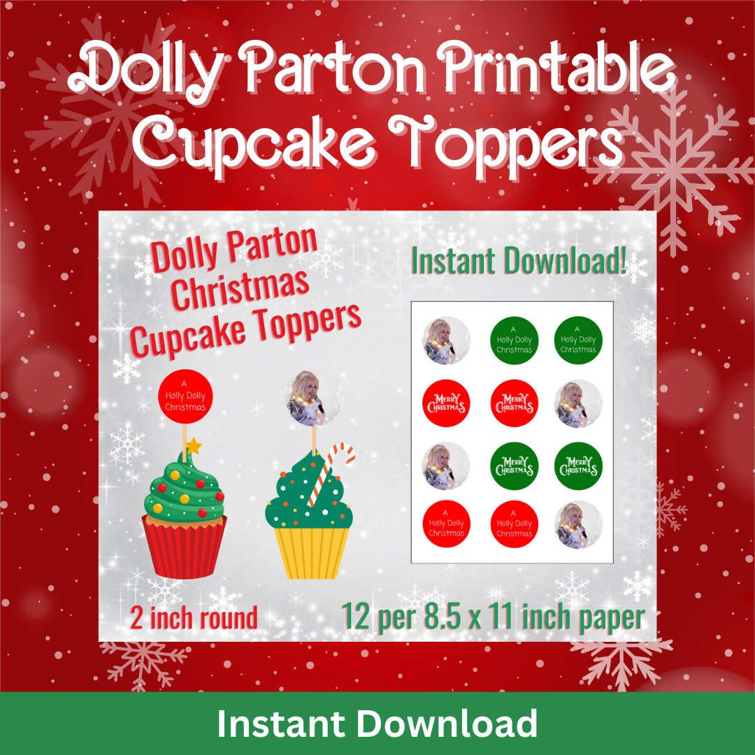 Dolly Parton Cupcake Toppers/party Picks, Party Decor, Printable - Etsy