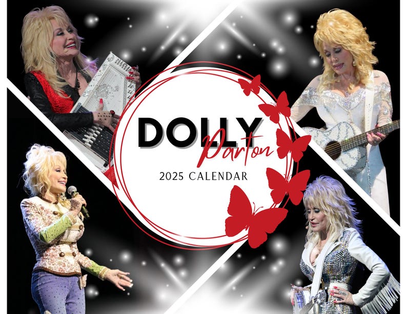 Dolly Parton 2025 Wall Calendar - Etsy