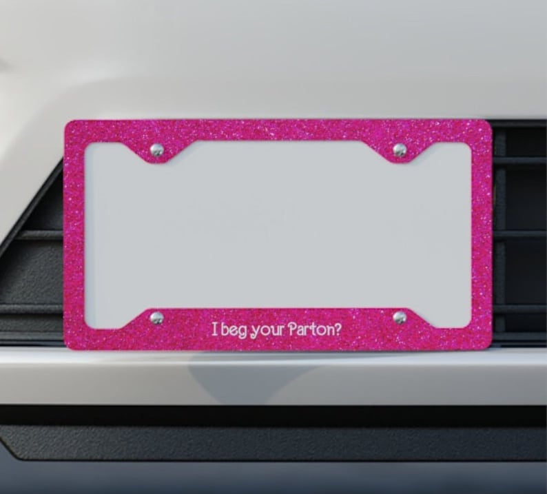 Dolly Parton I Beg Your Parton? Metal License Plate Frame - Etsy