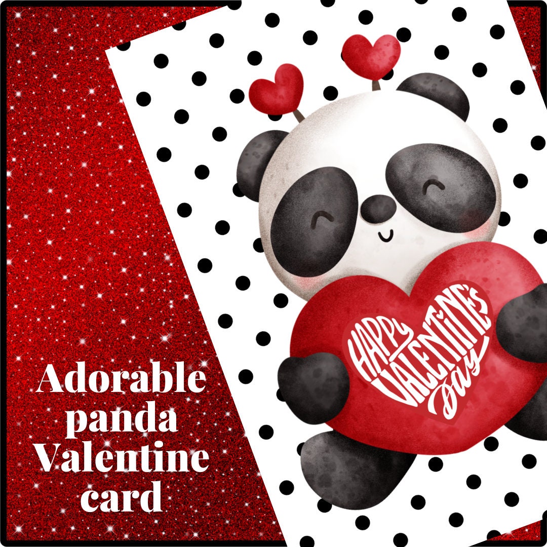 Printable Valentine Cards Kids Valentines Card Instant Download ...