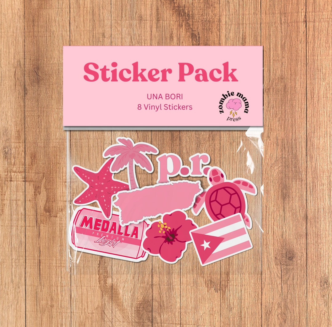 Una Bori Sticker Pack - Etsy