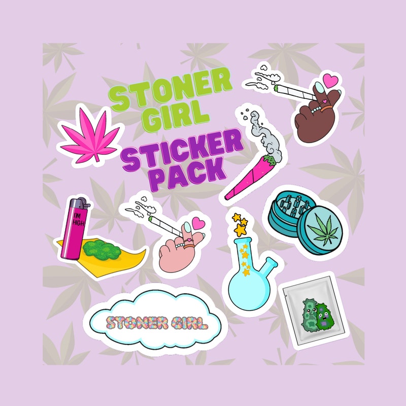 Stoner Stickers - Etsy
