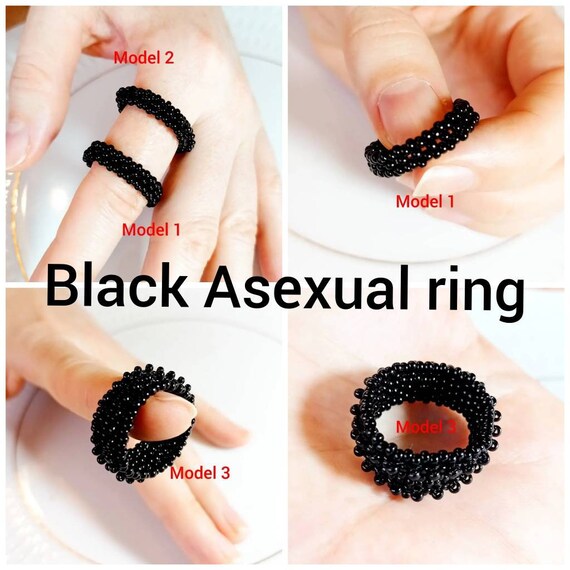 Black Asexual Ring Christmas T Idea Etsy