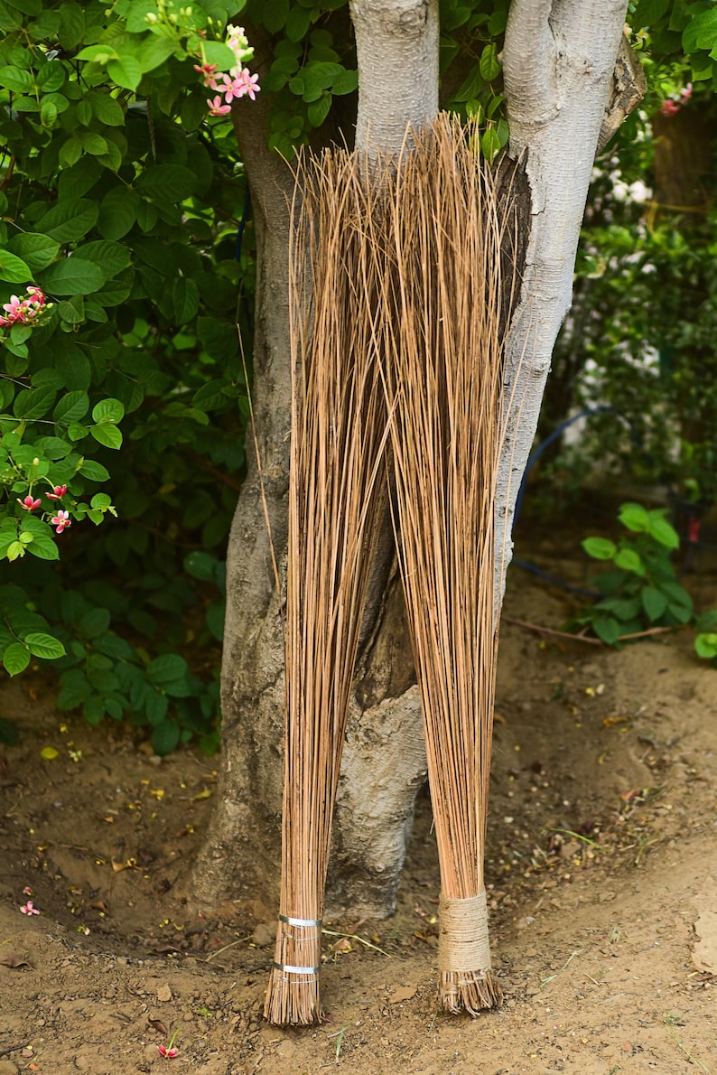 Handmade Coconut Leaf Broom: Eco-friendly Garden Cleaning Brush - Etsy