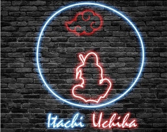 Itachi Uchiha Neon Signs | Etsy