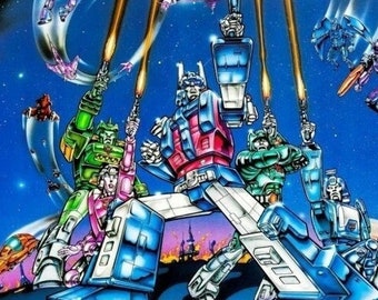 Transformers 1986 Movie Poster - Etsy