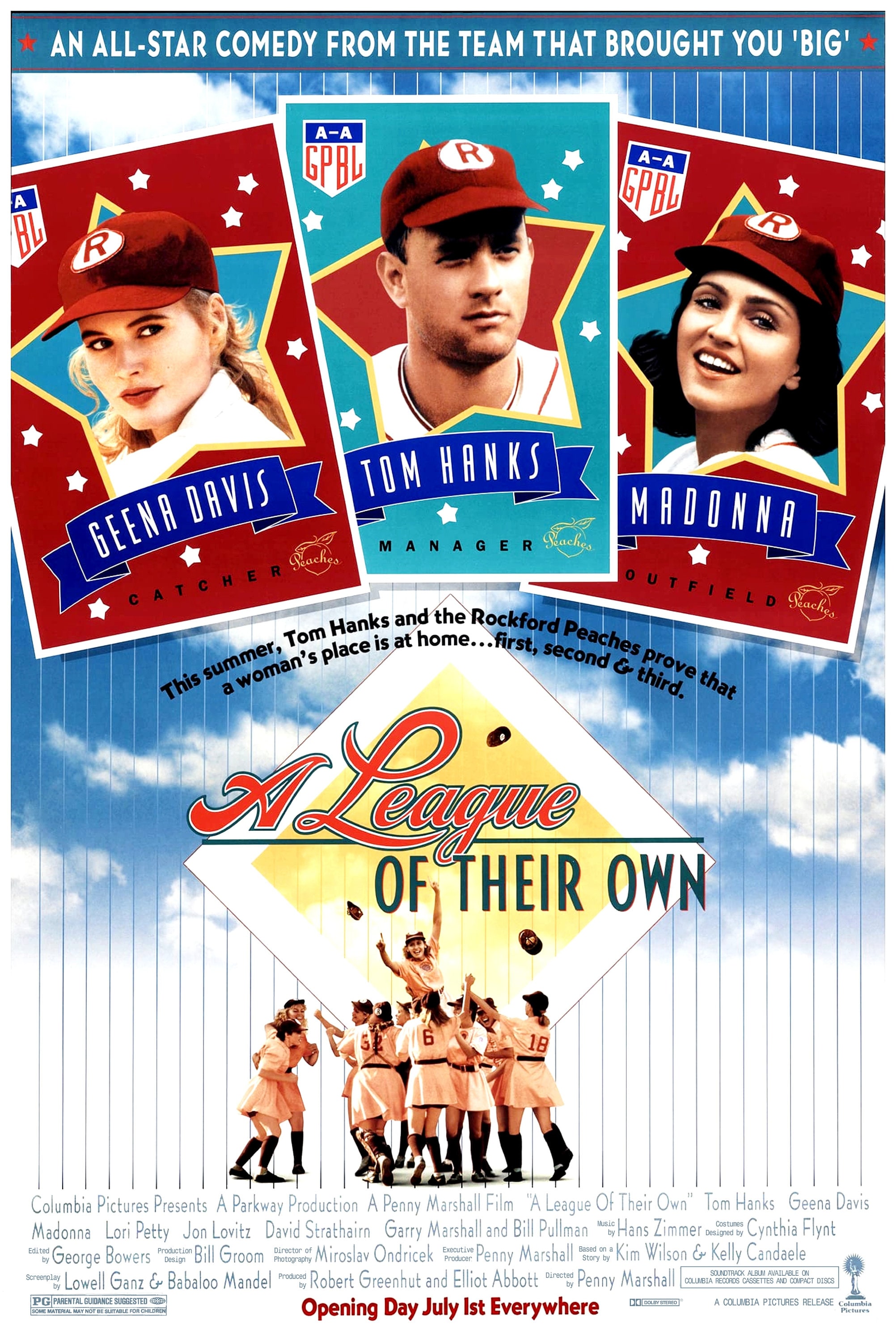 A League of Their Own 1992 Cinema Style Movie Poster Museum | Etsy UK