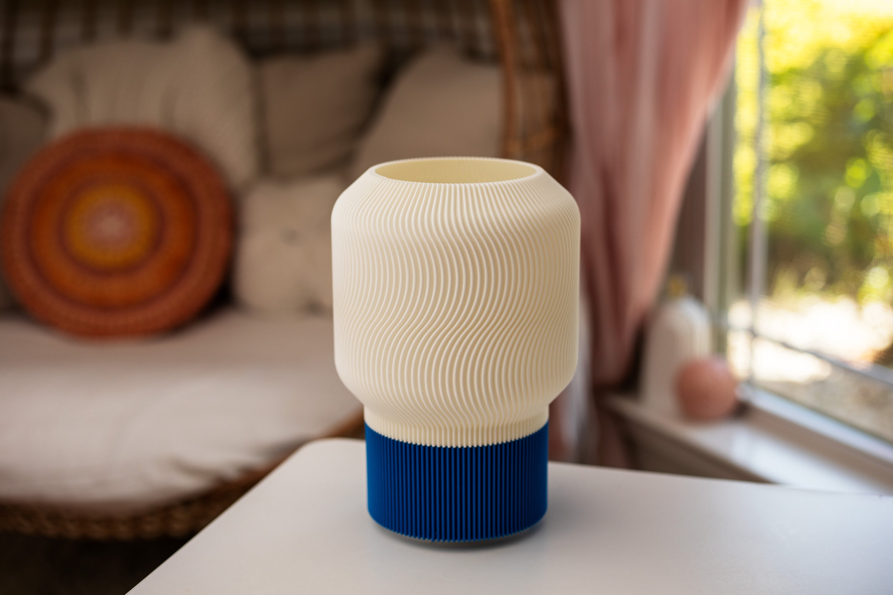 Vintage Style Desk Lamp 3D Printed Table Lamp Oval Lamp - Etsy