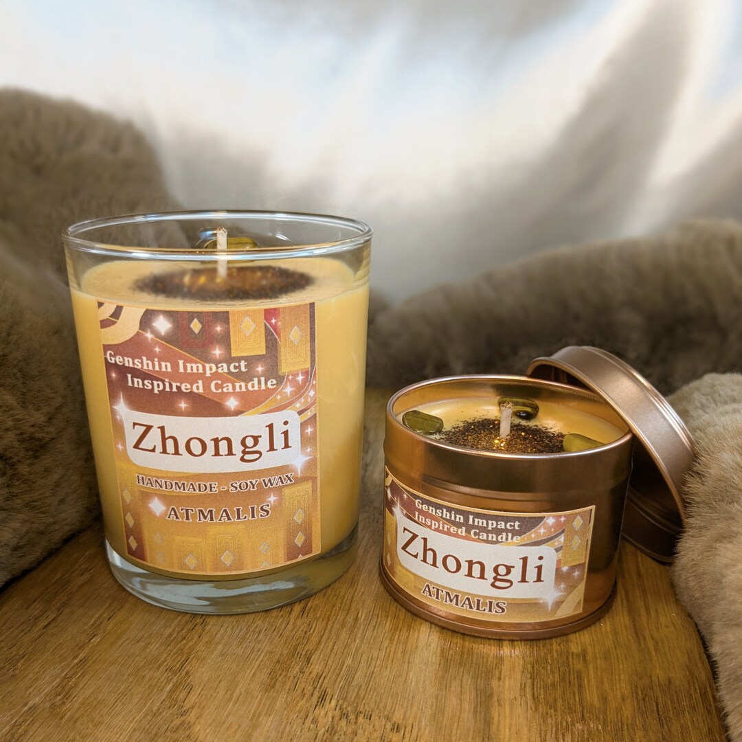 Zhongli || Genshin Impact || Scented Candle || Gift || Handmade, Soy ...