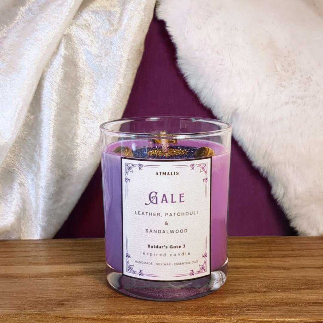 Gale || Baldur's Gate 3 || Scented Candle || Gift || Handmade, Soy Wax ...