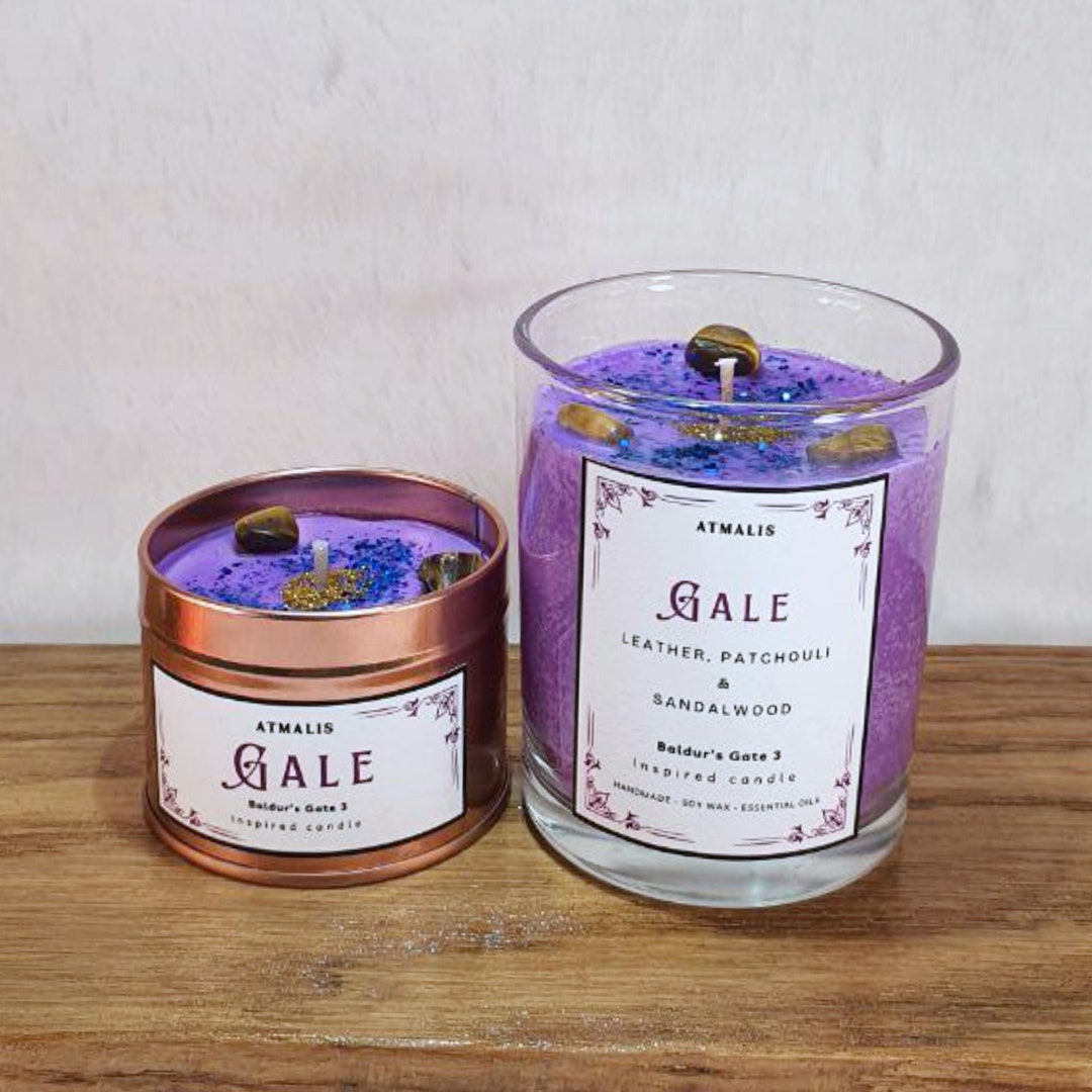 Gale Baldur's Gate 3 Scented Candle Gift Handmade, Soy Wax, Bio, Vegan ...