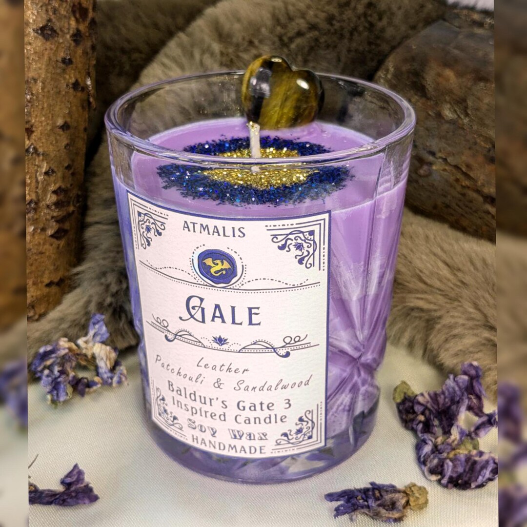 Gale || Baldur's Gate 3 || Scented Candle || Gift || Handmade, Soy Wax ...