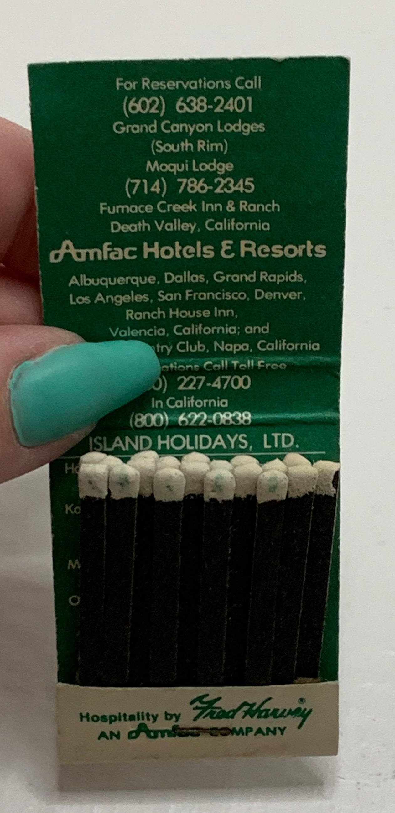 Vintage Moqui Lodge Hospitality Matchbook by Fred Harvey an Amfac ...