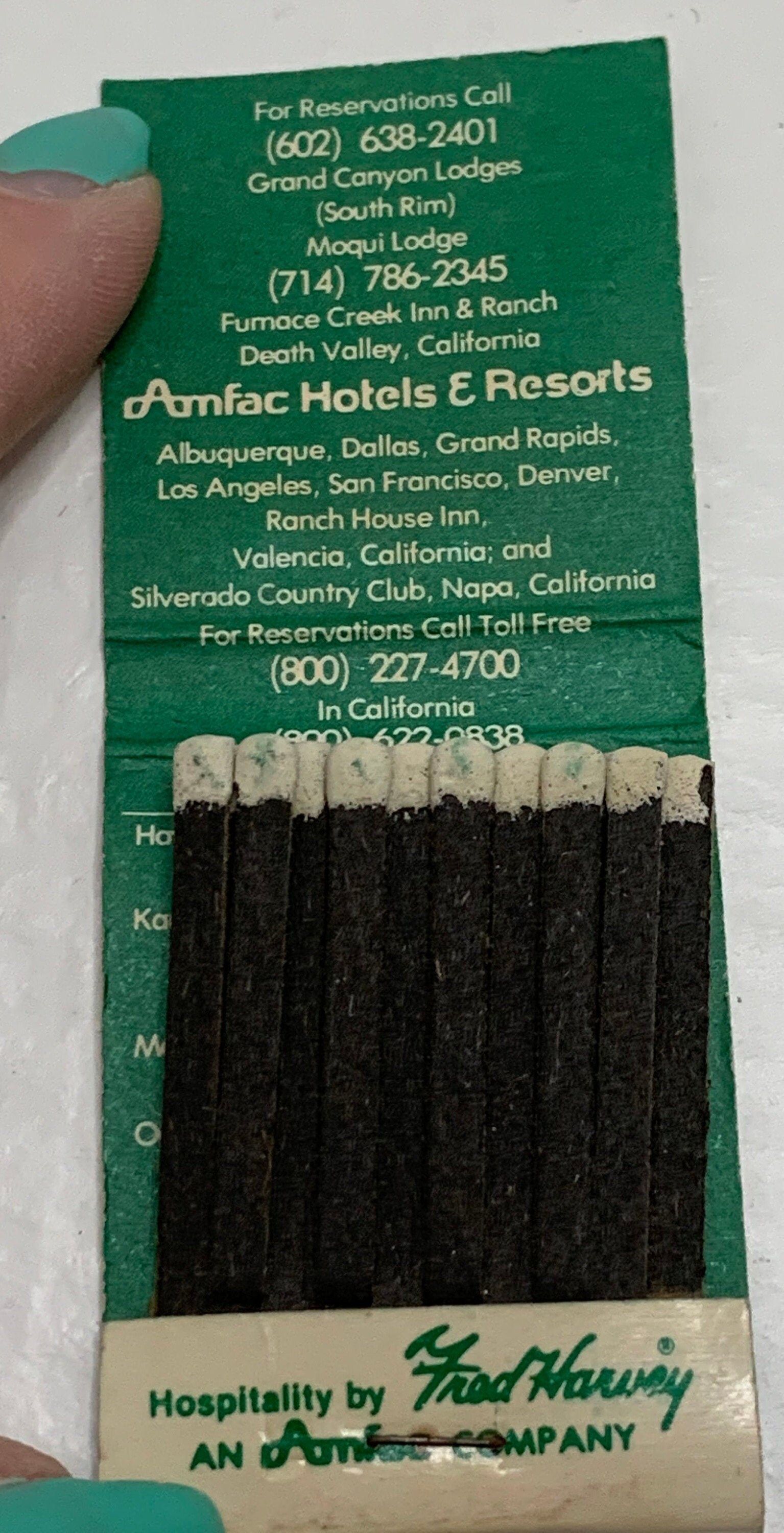 Vintage Moqui Lodge Hospitality Matchbook by Fred Harvey an Amfac ...