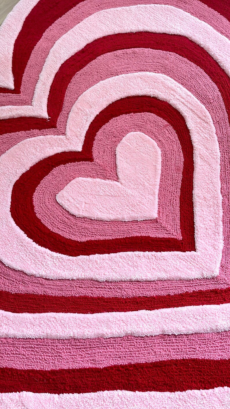 Home is Where the Heart is Hand Tufted Rug - Etsy