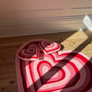 Home is Where the Heart is Hand Tufted Rug - Etsy