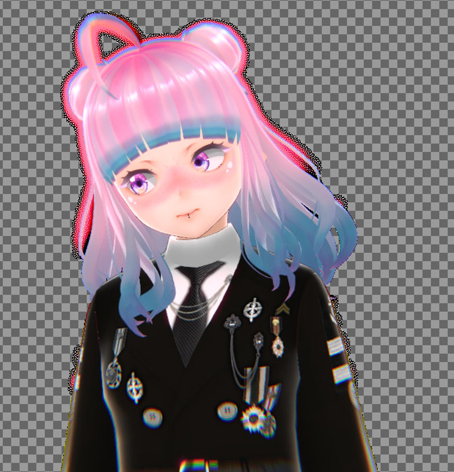 Texture Wonderland Coat Ateez Vroid Vtuber Streamer Cute Vtuber Vroid ...